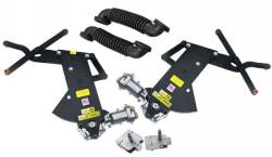 64 - 66 Mustang Front Power Window Kit, All Body Styles, w/Crank Switches