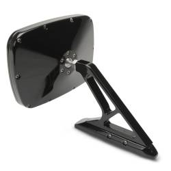 65-73 Mustang Kinetic Billet Side View Mirror, Black Powder Coated