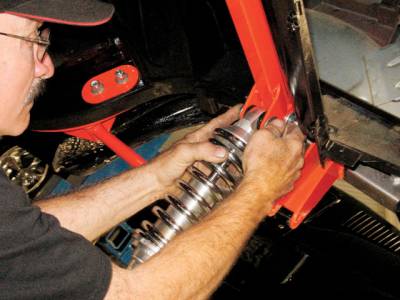 Photo Gallery - 4-Link Suspension Installation - Installing Coil-Overs
